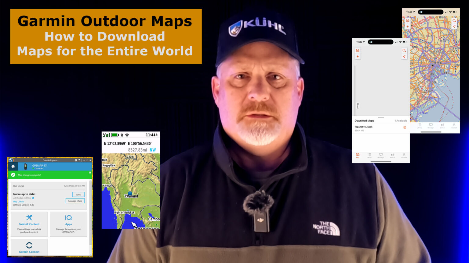 Download Maps Worldwide on the Garmin GPSMAP 67i