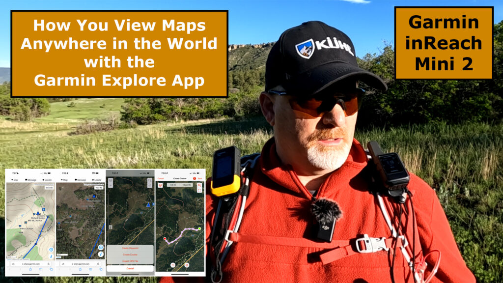 Worldwide Maps on the Garmin inReach Mini 2